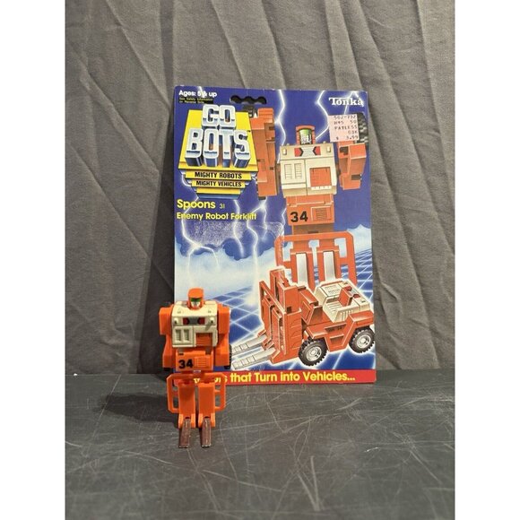 Tonka | Toys | Spoons Forklift Gobots Figure Go Bots Toy Robot Vtg 985 ...